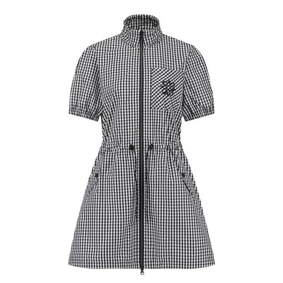 韩国代购STANDREWS高尔夫球服26春季女士运动立领拉链收腰连衣裙