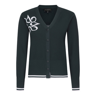 韩国代购STANDREWS高尔夫球服26年女士春季条纹配色V领运动针织衫