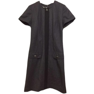 【原 价¥268】vintage 意大利制古着byblos修身款羊毛莱卡连衣裙