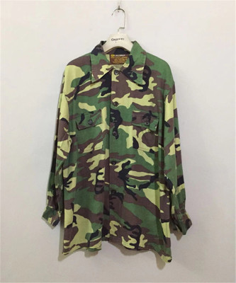 【原 价¥188】vintage  美国古着CALIBER迷彩双袋全棉衬衫