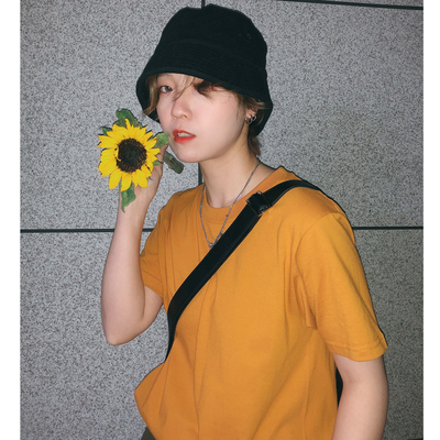 stillyo基础款纯色短袖T恤宽松