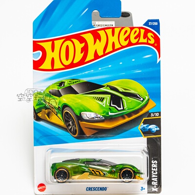 37号 CRESCENDO 绿色 风火轮合金小跑车