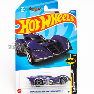 149号 BATMAN:ARKHAM KNIGHT BATMOBILE 蝙蝠侠深紫色 合金小跑车