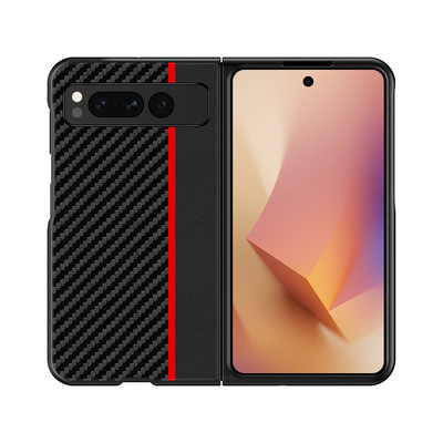 谷歌PixelFold手机壳碳纤维纹
