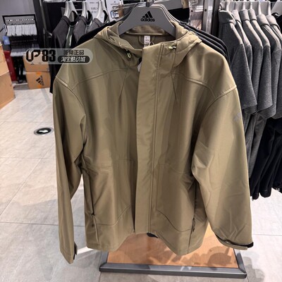 Adidas/阿迪达斯 TRAN JKT 2宽松连帽外套中长保暖防风夹克JM9155