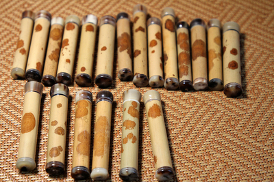 罗罗德信堂文房红湘妃香筒老散花