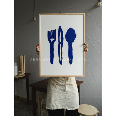 ANNA瑞典设计fine little day海报 北欧餐厅家居装饰画画芯装饰画