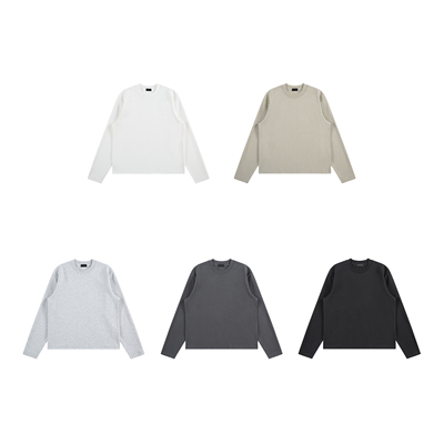 〔 PLUS NO LOGO 〕Sorona索罗娜炽芯双面磨毛保暖长袖春季纯色T