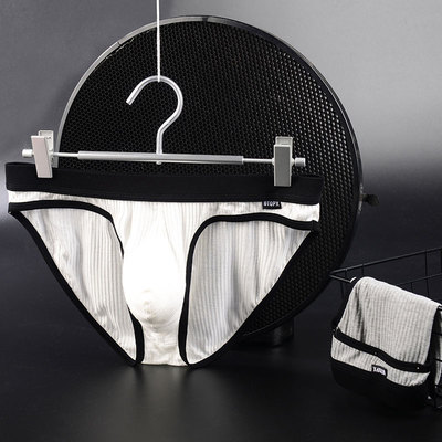 GTOPX MAN男士U凸单层运动薄款螺纹低腰性感内裤三角裤一件代发