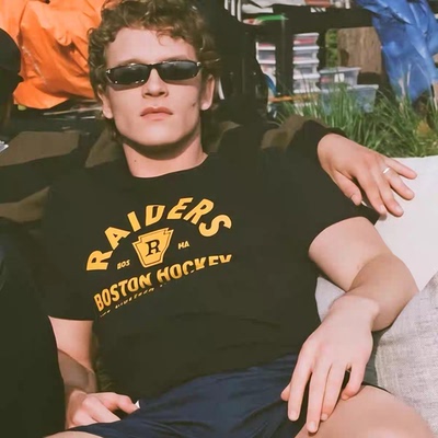 RAIDERS波士顿曲棍球队巅峰对决 Hudson Williams 棉短袖T恤衣服
