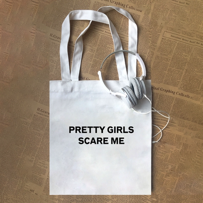 pretty girls scare me MRBEAST 野兽先生趣味游戏帆布包