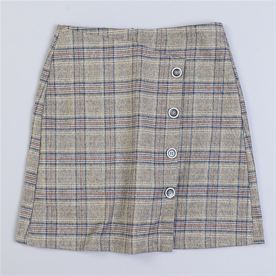 高腰修身学生jk裙英伦风短裙