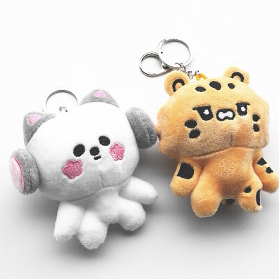 lesserafim 炽 快闪毛绒公仔钥匙扣卡金采源 Sakura 许允真 挂件