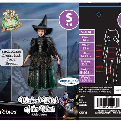 女童西方坏女巫艾菲芭Elphaba