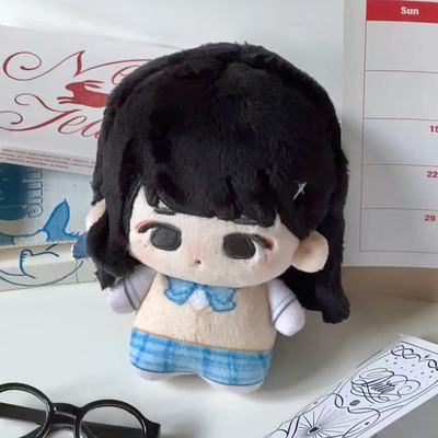 首发minji金玟池属性棉花娃娃10cm印花体可爱minmin酱同人周边娃