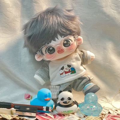 周翊然属性20cm八宝粥有骨棉花娃娃可爱玩偶送人礼物Q版高颜值