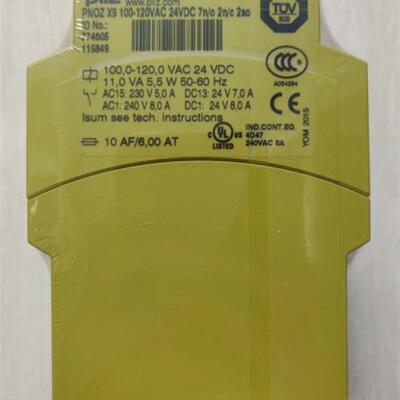 现货原装正品德国安全继电器774605 PNOZ X9 100-120VAC24VDC