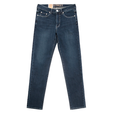 第五街5th street男装修身小直筒牛仔裤时尚潮流长裤215136-233