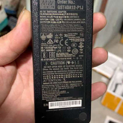 议价明纬电源适配器GST40A12-P1J