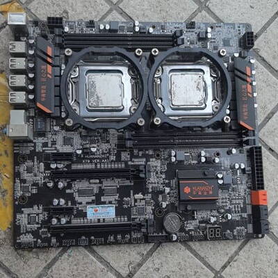 议价E5 2640v2 双路x79主板 测试无问题 套出