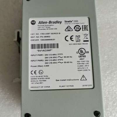 议价AB stratix2000，1783-US8T现货外观如图