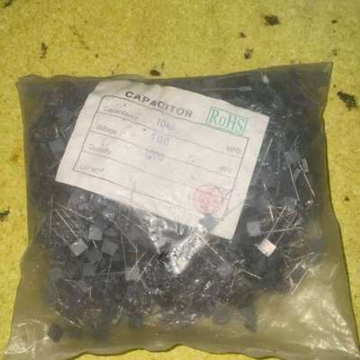议价RoHS认证电容，104J 100V，1000个/，全新原
