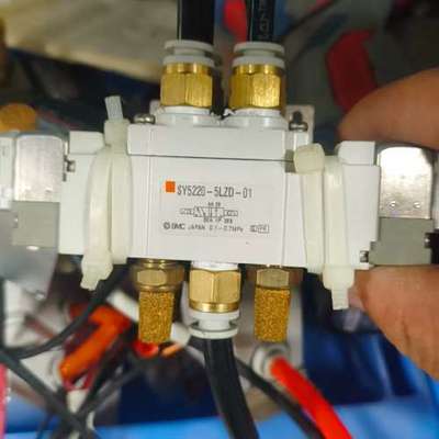 SMC电磁阀SY5220-5LZD-01，原装，拆机品，