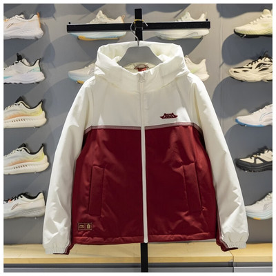 李宁运动外套女夹克2026新年红故宫联名秋冬休闲上衣AJMW084