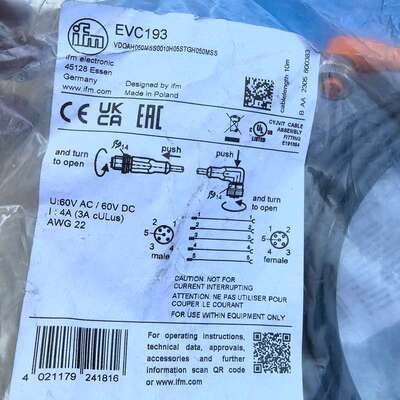 议价易福门连接线EVC193可维修