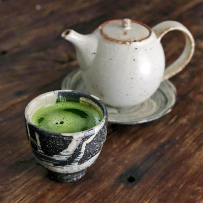 日本进口信乐烧粗陶茶具