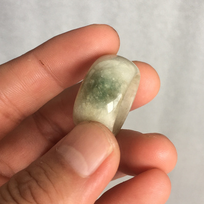 7.87克老年份翡翠戒指指环珠宝玉石文玩艺术收藏