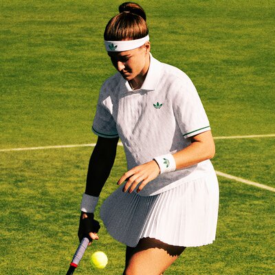 阿迪达斯三叶草女子速干凉爽复古运动短袖POLO衫JM4734