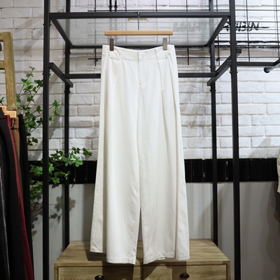 MRER莫乂义 春季新款休闲显瘦自然腰女士阔腿裤R5A72234专柜正品