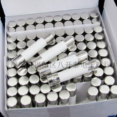 陶瓷保险管 F6AL250V 6*30MM 保险丝 T6AL250V 6A/250V 100个/盒