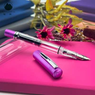 美国Monteverde钢笔 JOWO弹性笔尖 活塞吸墨大容量储墨练字送礼品