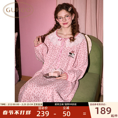 果壳睡裙纯棉舒适迪士尼系列