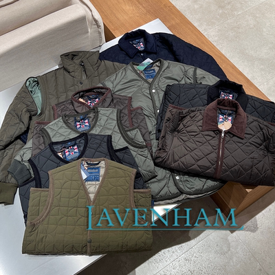 7折 LAVENHAM授权 英国制 巴恩风绗缝口袋棉服夹克&薄棉马甲 合集