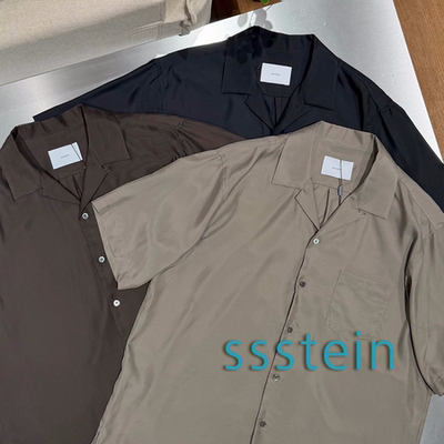ssstein官方授权26SS 日本制 三色铜氨丝混纺小口袋轻薄短袖衬衫