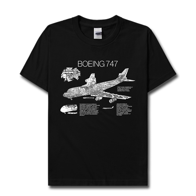 美国Boeing波音747大型客短袖T恤