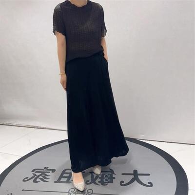 芮娜依莲时尚大码女装胖mm9238醋酸裤裙大码女装宽松显瘦裤裙