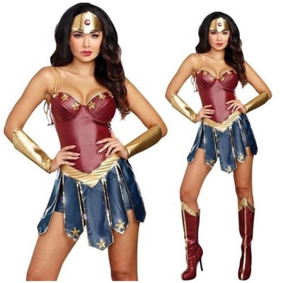 Girl Superhero Fancy Dress Up Costume  Wonder Woman