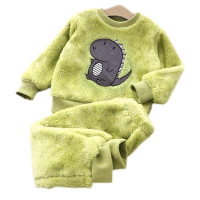 2020 Winter Kids Pajamas Sets Warm Pyjamas Boys Girls Cartoo