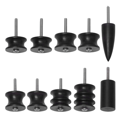 10 Pcs Leather Burnisher Tool Polished Edge Tools Pointed