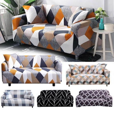 Stretch Slipcovers Sectional Elastic Stretch Sofa Cover