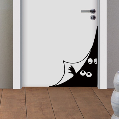 Funny Peeping eyes Wall Sticker Door/Wall corner Home Decor