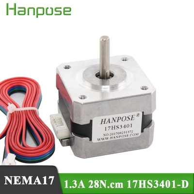 Nema 17 Stepper Motor 1pcs 17HS3401 D 1.3A 28N.cm  4 lead