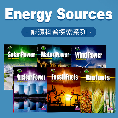 英文原版百科科普英语阅读绘本Energy Sources/Energy Masterpieces/Natural Disasters Where I live/My body/Top Trade Careers
