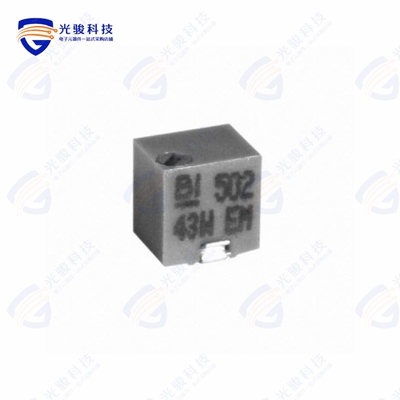 43WR500KLFTR《TRIMMER 500K OHM 0.125W J LEAD》