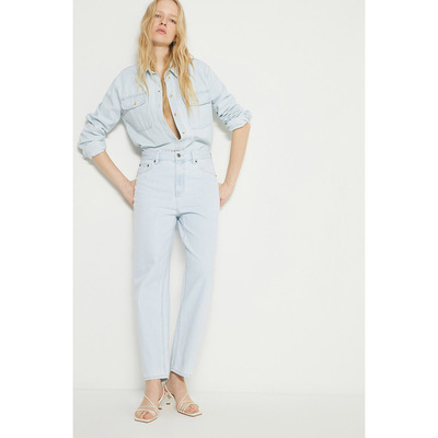 LIM*E直筒高腰牛仔裤