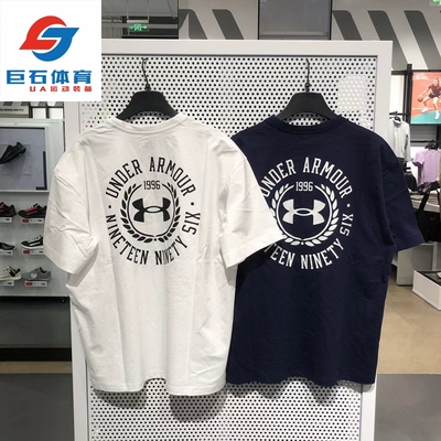 安德玛UA APAC Graphic 男子春夏针织刺绣运动休闲短袖T恤6007564